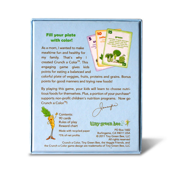 The Healthy Eating Game – Crunch a Color